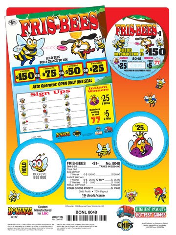 Chip Tickets | Lancaster Bingo Company