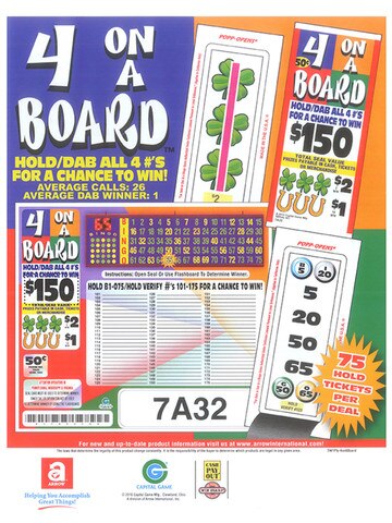 Pull Tabs, Lancaster Bingo Company