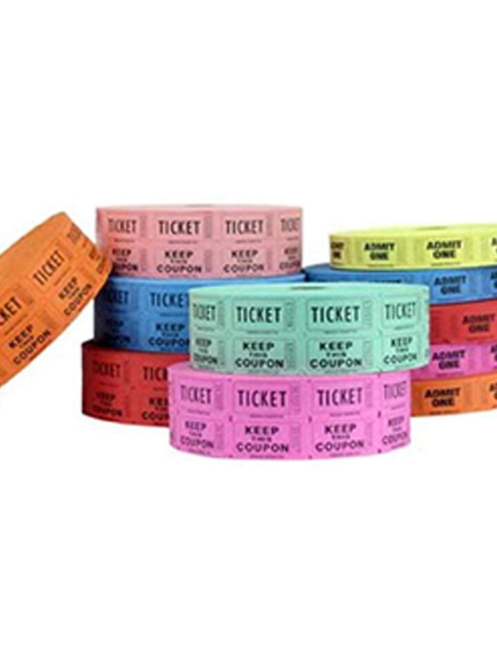 Double Row Tickets Blue