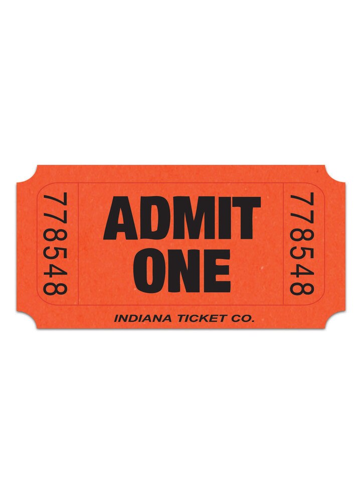 Single Row Tickets Orange