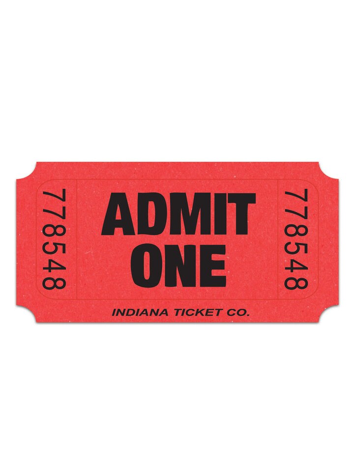 Single Row Tickets Red