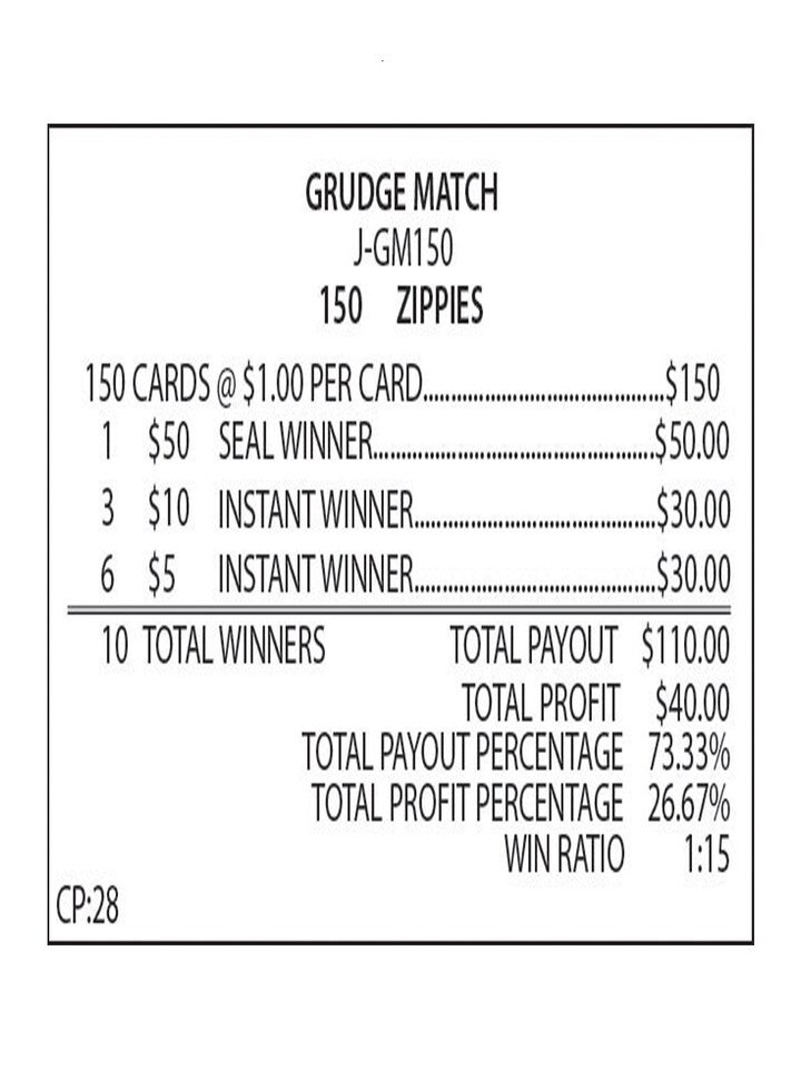 GRUDGE MATCH 150 CT NLS