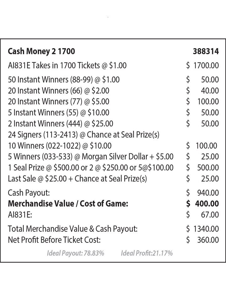 Cash Money 2 1700 LSNLS CBD