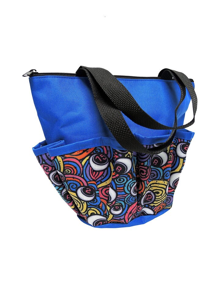 Bingo Bag Ten Pocket Tote Bingo Ball Swirls