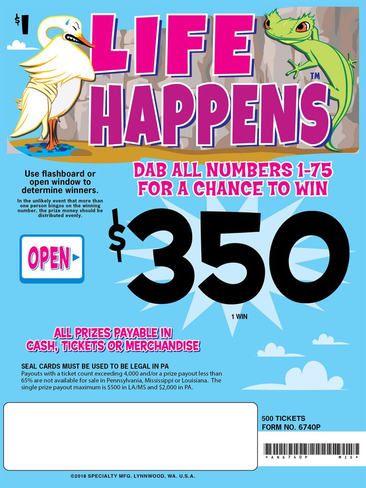 LIFE HAPPENS 500 CT NLS