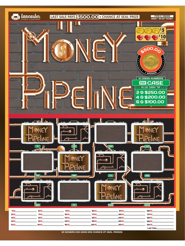 Money Pipeline 4620 LS CAS