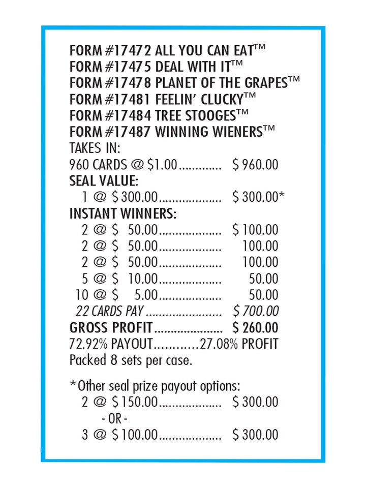 TREE STOOGES 960 CT LSNLS