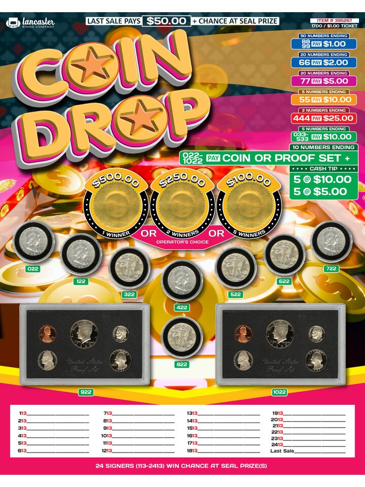 Coin Drop 1700 LSNLS CBD