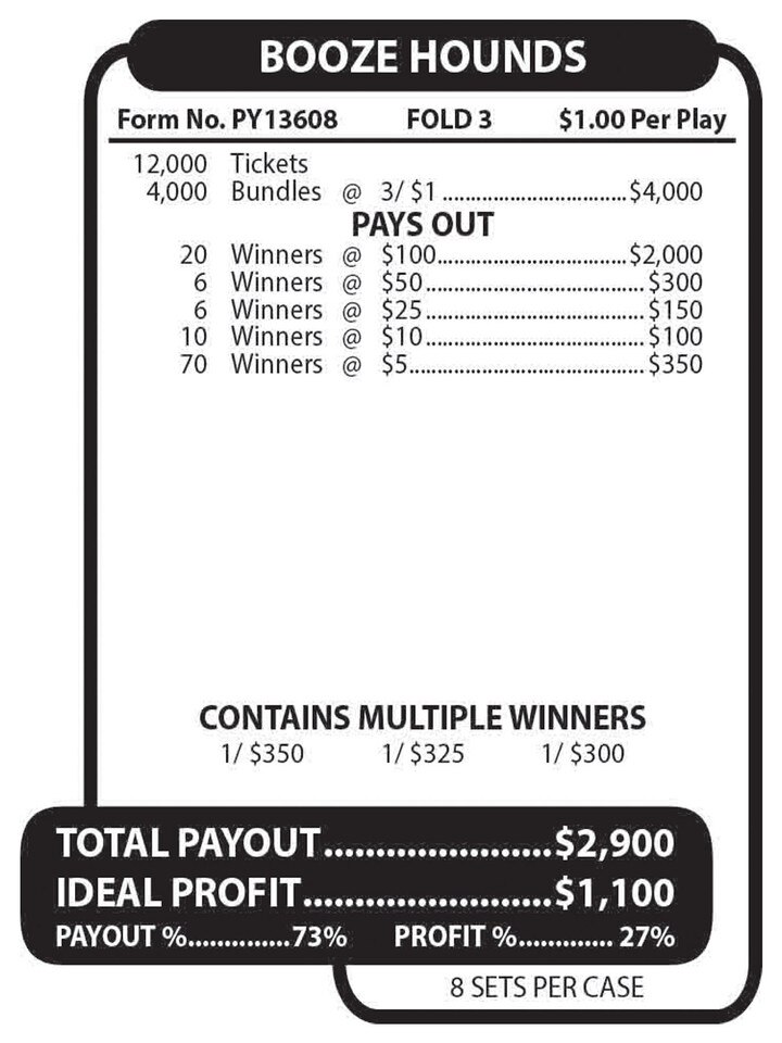 BOOZE HOUNDS 12000 CT NLS